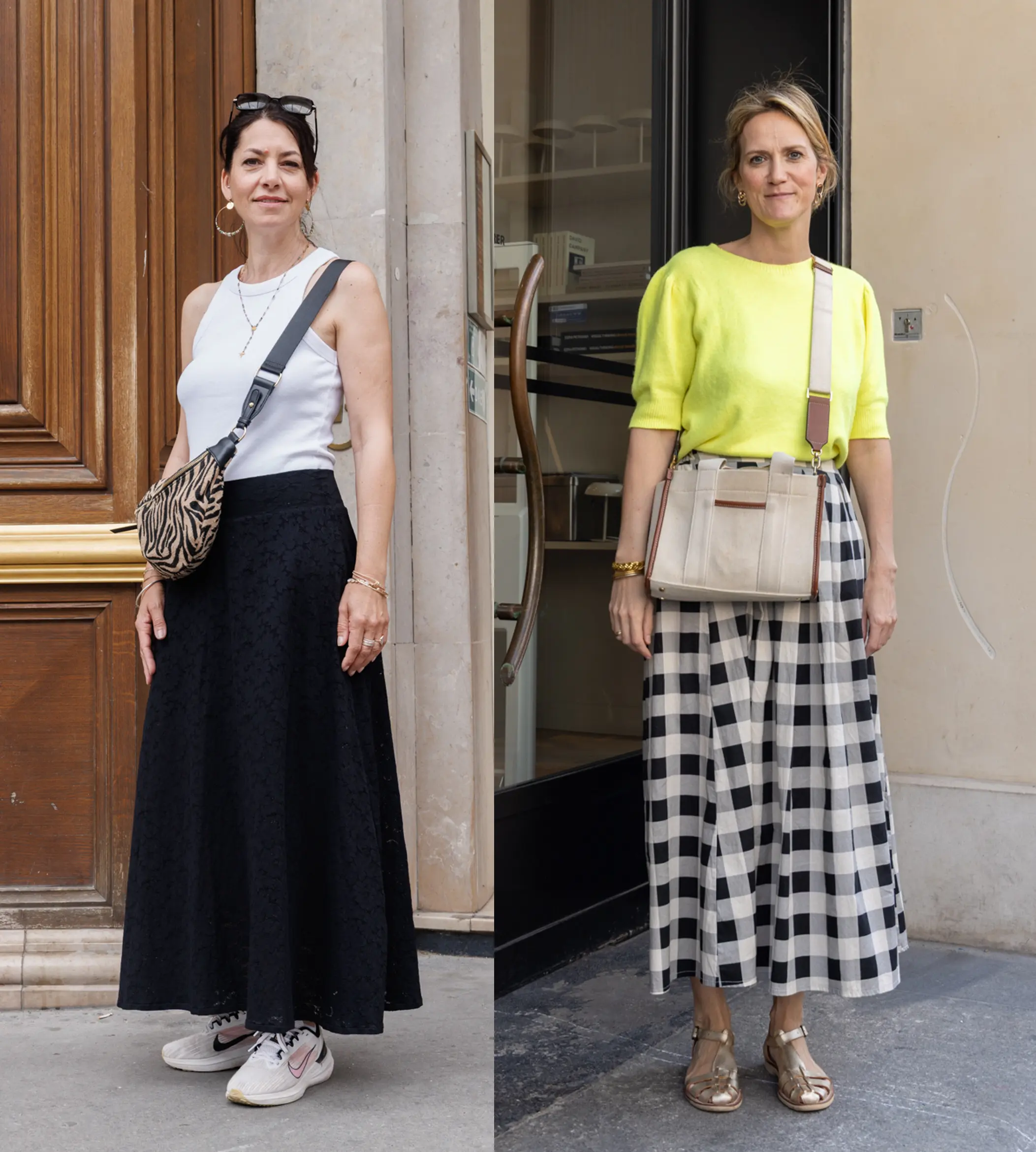 50代、夏のロングスカートはシックに着こなしたい！【パリ・ミラノマダムのおしゃれSNAP 2025夏vol.4】 | Web eclat | 50代女性のためのファッション、ビューティ ...