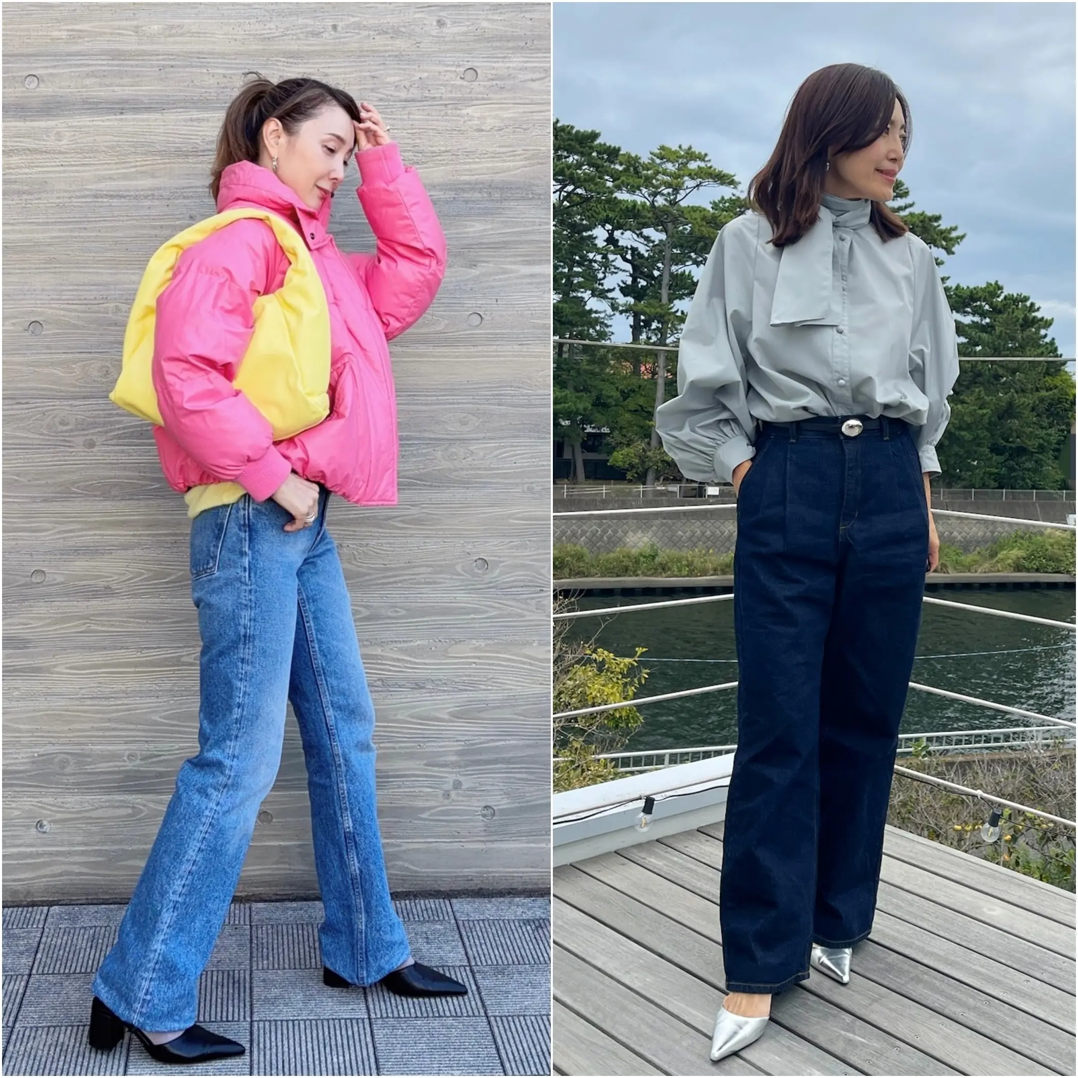 【おしゃれな40代・50代 冬のデニムパンツコーデ】『GU』もヘビロテ。品よくこなれる大人のデニムコーデ | Web eclat | 50代女性のためのファッション、ビューティ、ライフスタイル最新情報