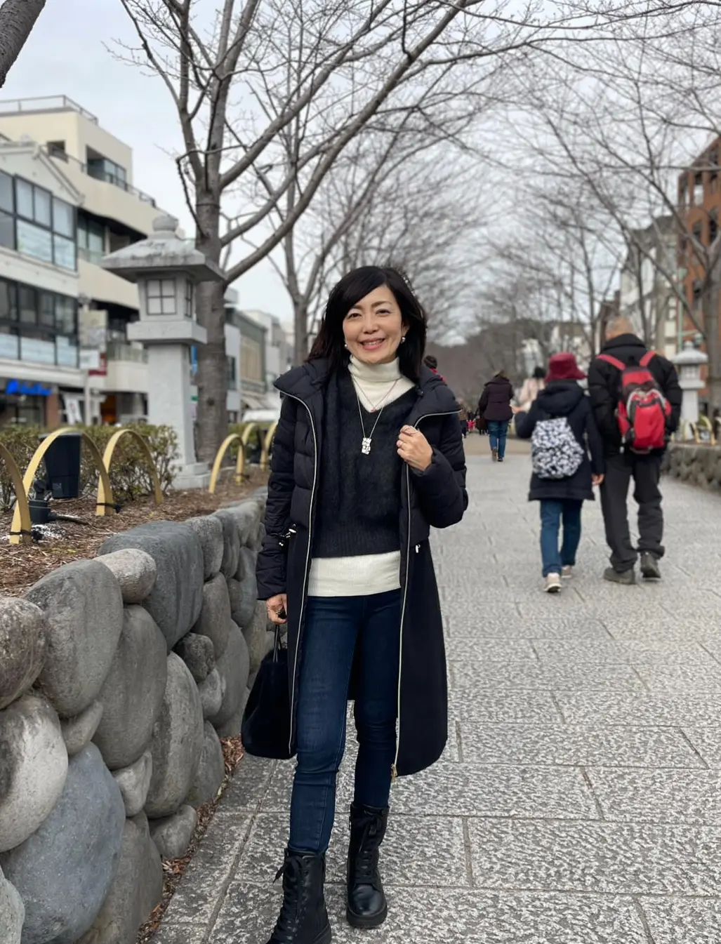 HERNOのダウンコートで鎌倉散策 | 華組 宮原江里子のブログ | 華組ブログ | Web eclat