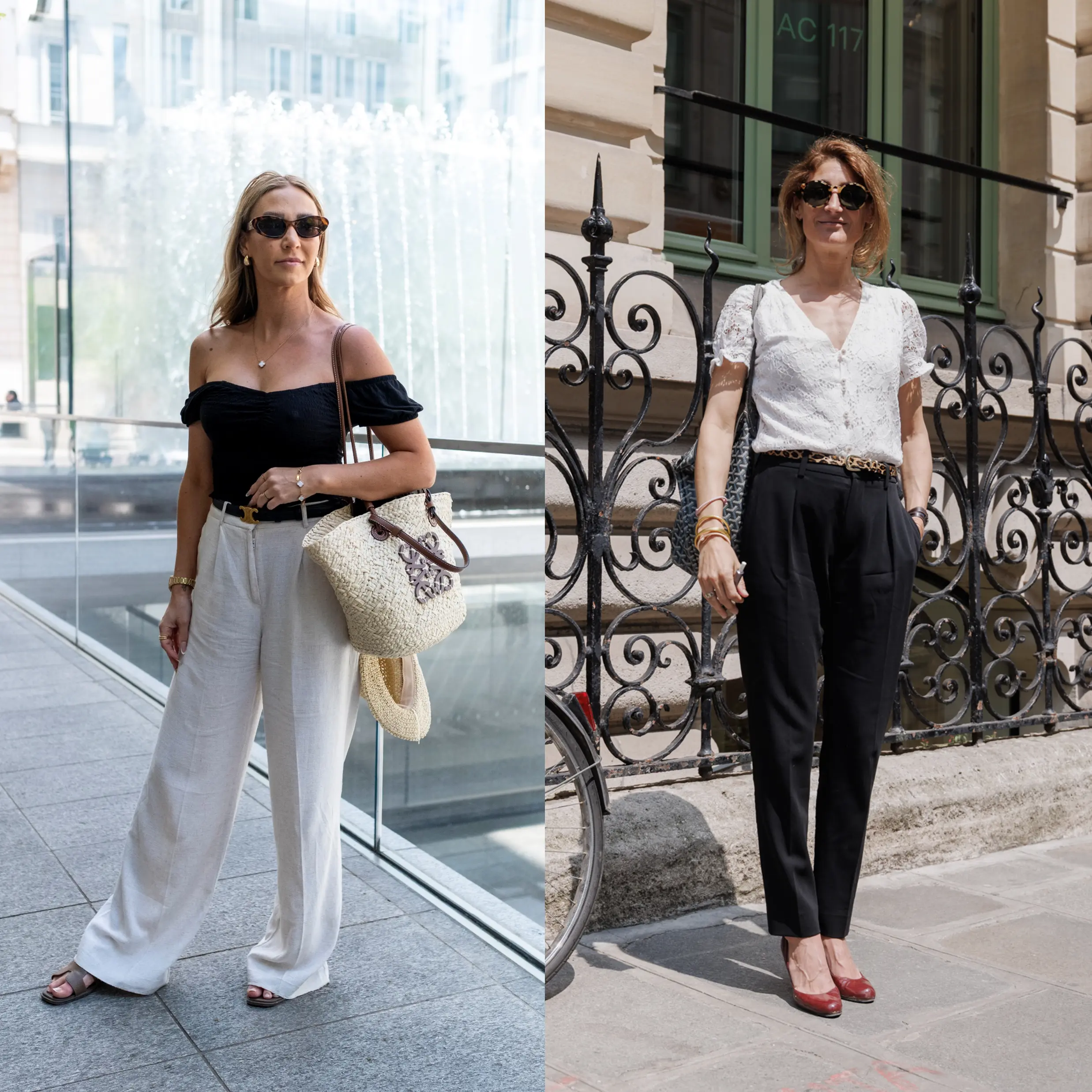 50代は、上品な肌見せでもっと輝く！【パリ・ミラノマダムのおしゃれSNAP 2025夏vol.7】 | Web eclat | 50代女性のためのファッション、ビューティ、ライフスタイル最新情報